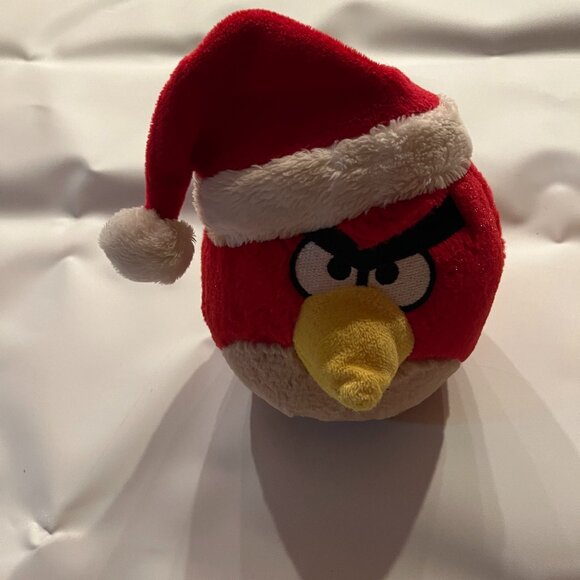 Toys | Angry Birds Santa Red Bird 5 Plush No Sound Used | Poshmark
